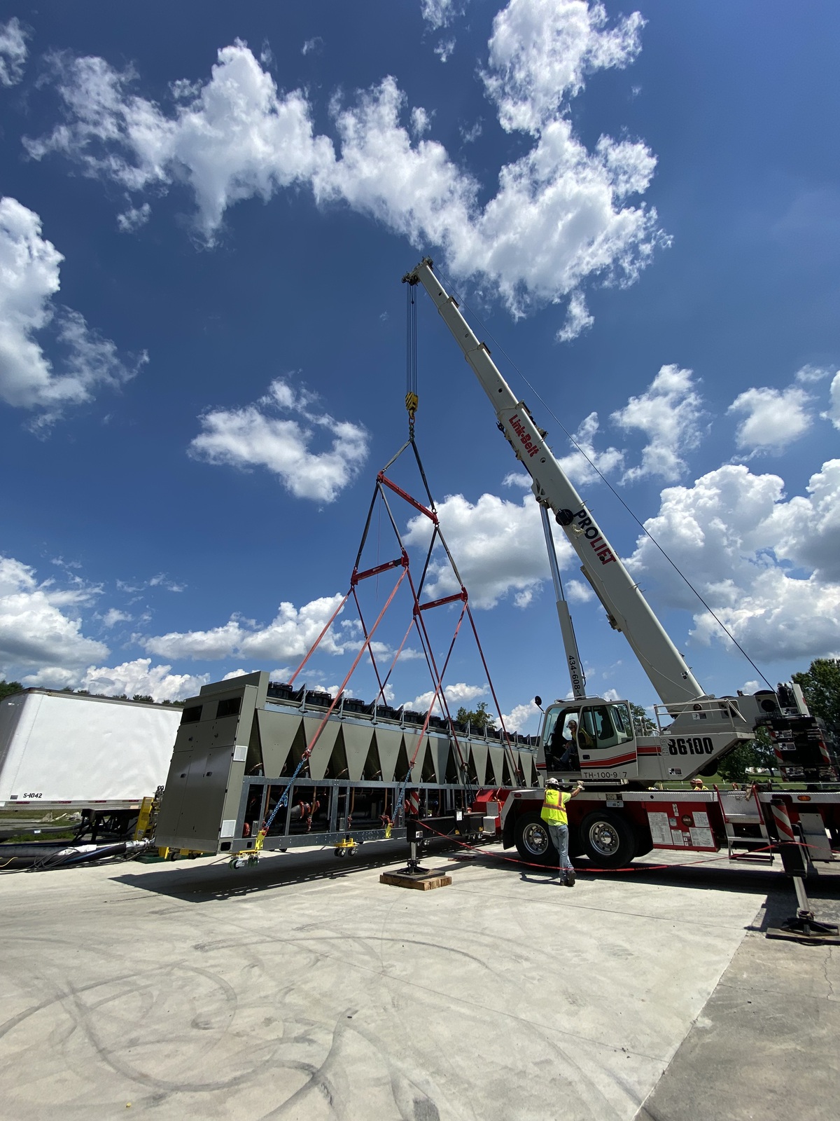 Test center construction at our Rockbridge VA plant - Airedale US